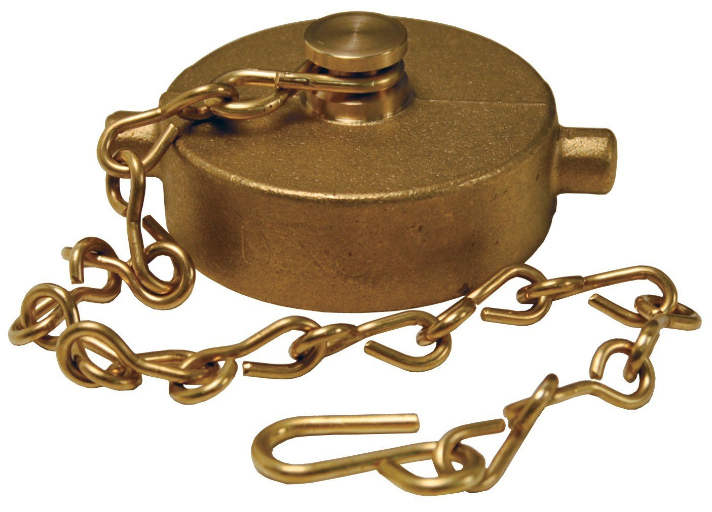 4 1/2 NST BRASS CAP W/ CHAIN - Specialties Company of Freeport