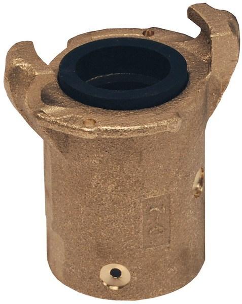 1-1/4" Sand Blast Coupling w/Screws Brass - Specialties Company of Freeport