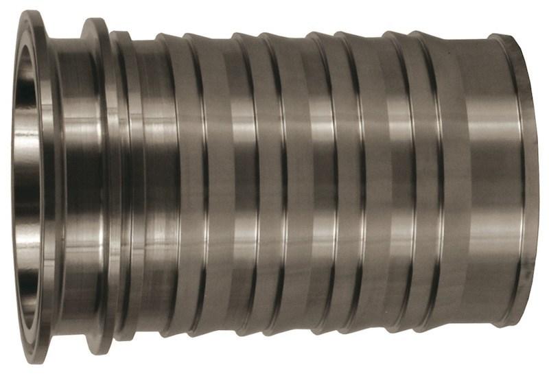 3" King Crimp Tri-Clover Stem 316SS - Specialties Company of Freeport