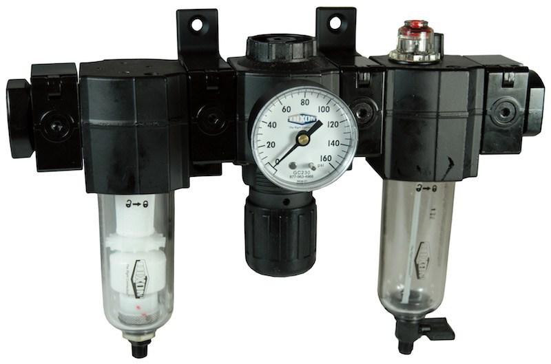 1/2" Series-1 Combination Unit w/ Auto Drain & Transparent Bowl ...