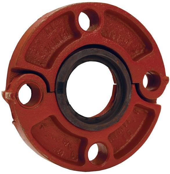 8" Ductile Iron ANSI Split Flange w/EPDM Gasket, (8) 3/4" Bolt Holes ...