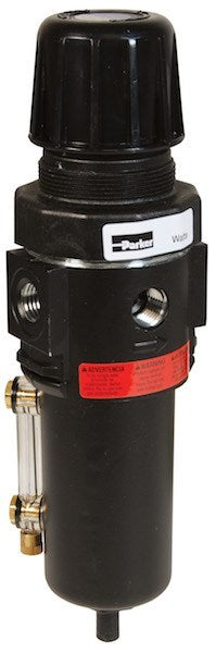 3/8" Filter/Regulator w/Auto Drain Zinc Bowl w/Sight Glass ...