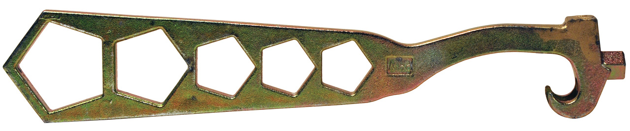 5 HOLE PENTAGON WRENCH - Specialties Company of Freeport