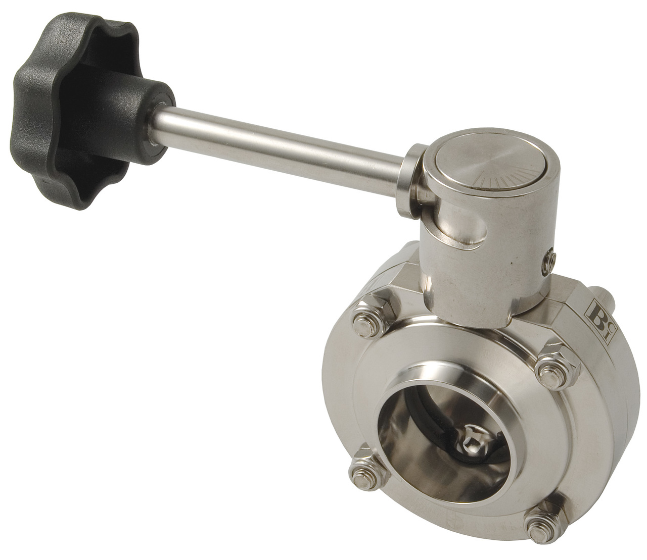 B5101 Series Butterfly Valve with Infinite Handle Weld End-B5101V075BB ...
