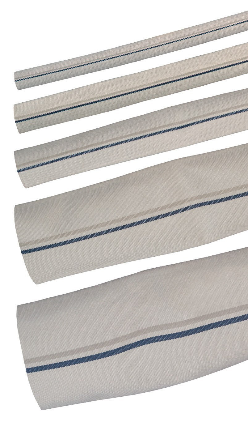 1-1/2" x 25' SJ MILL HOSE, UNCPLD WHITE, WITH NATURAL RUBBER LINER ...