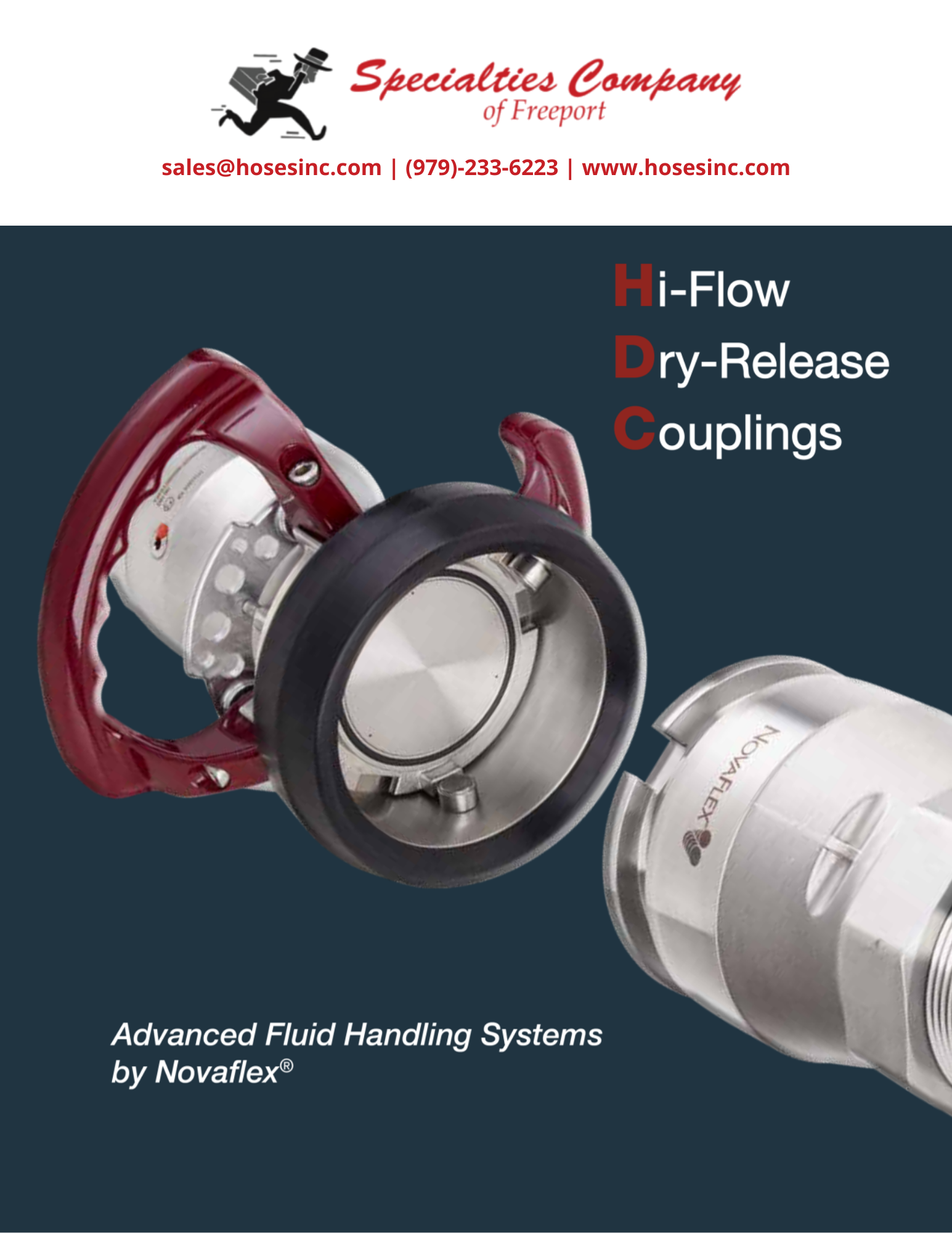 HDC Dry Disconnect Fittings - Specialties Company of Freeport