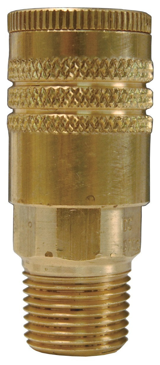 Aro Speed Quick-Connect Coupler Brass 1/4" x 3/8" Male NPT ...