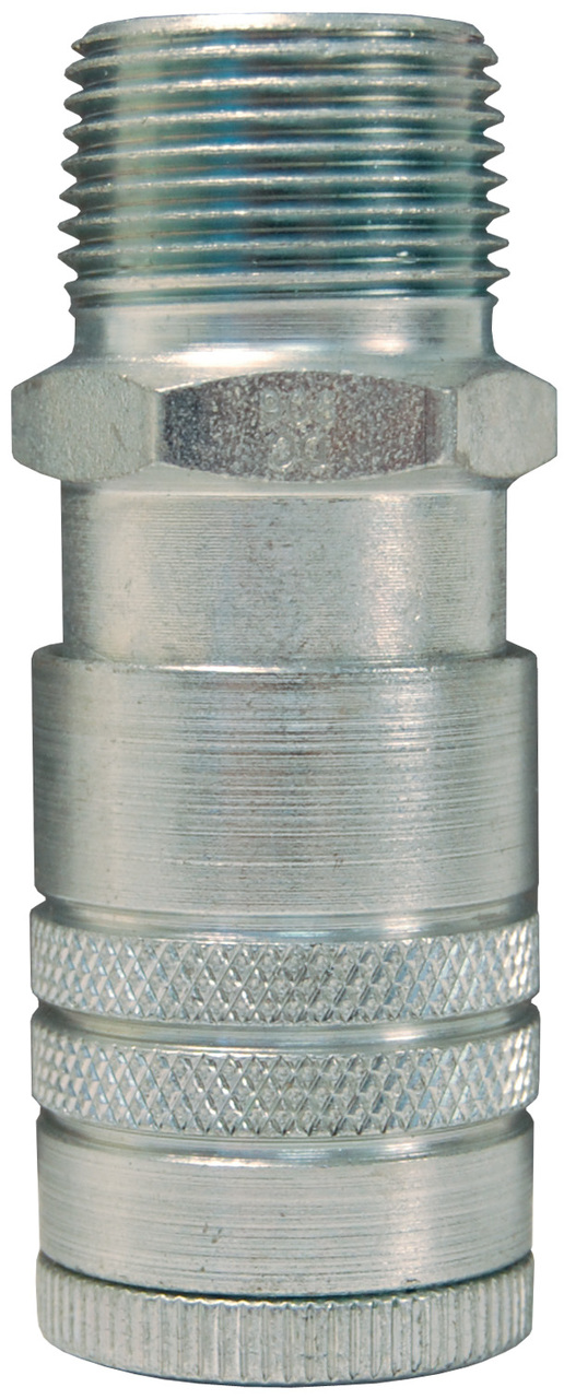 Automotive Quick-Connect Coupler Steel 3/8" x 3/8" Male NPT ...