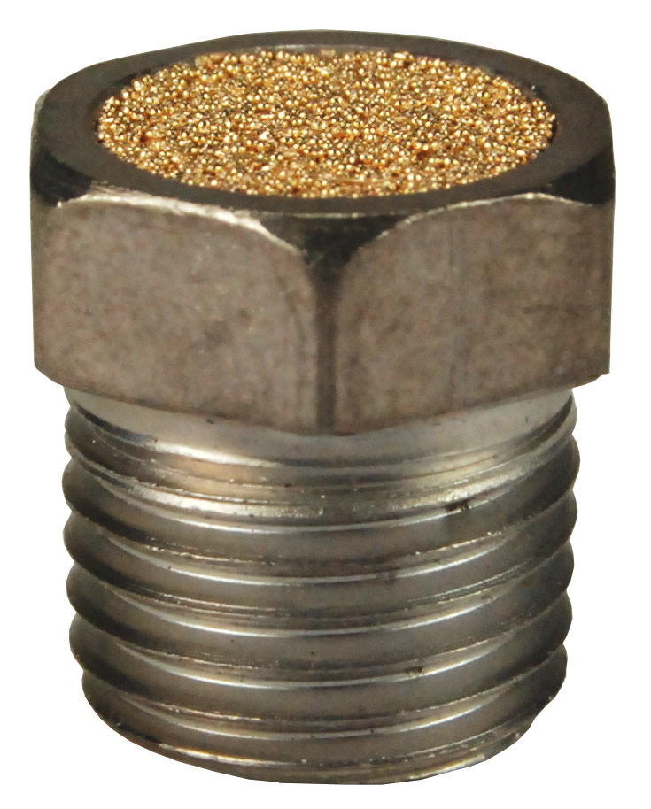 Nickel Plated Steel Breather Vent 3/8" NPT (3/4" Length) - Specialties ...