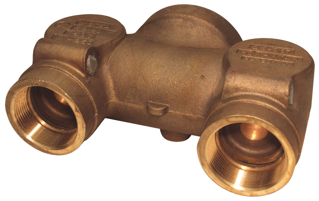 STRAIGHT 6" NPT X (2) 3" NPT CONCEALED HYDRANT BODY-BRASS - Specialties ...