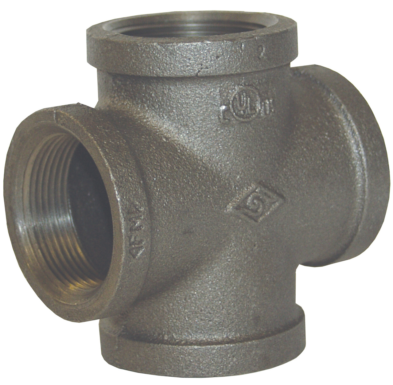 3/4" FNPT 150# Iron Threaded Cross - Specialties Company of Freeport