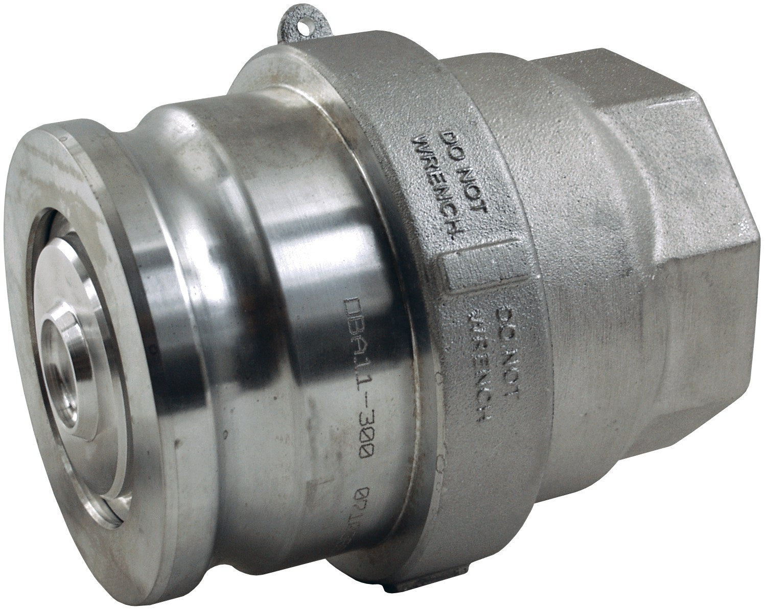 4" Alum Dry Disconnect Adapter x 3" Female NPT, FKM Seals - Specialties ...