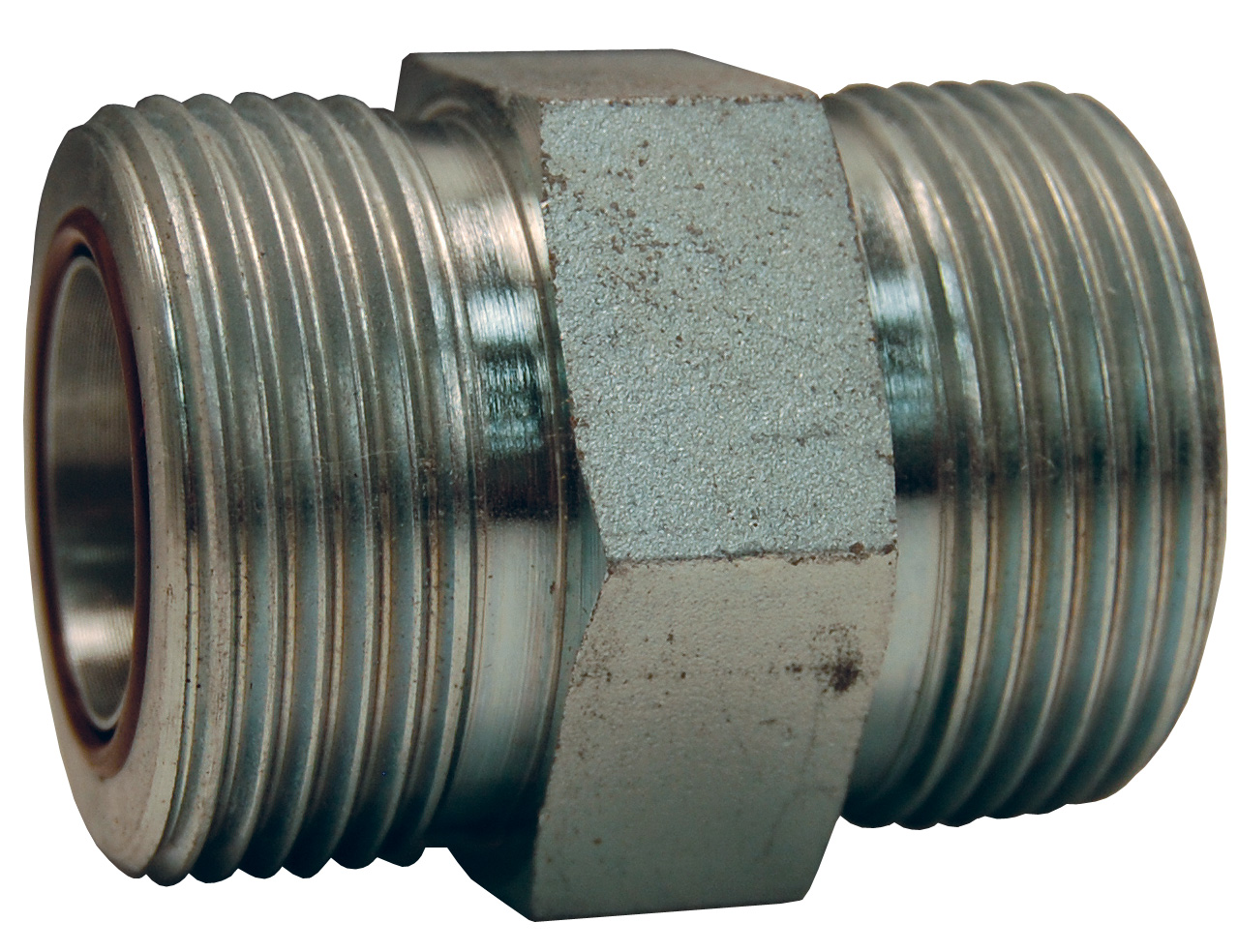 1-3/16"-12 Male Flat Face Union Zinc Plated Steel - Specialties Company ...