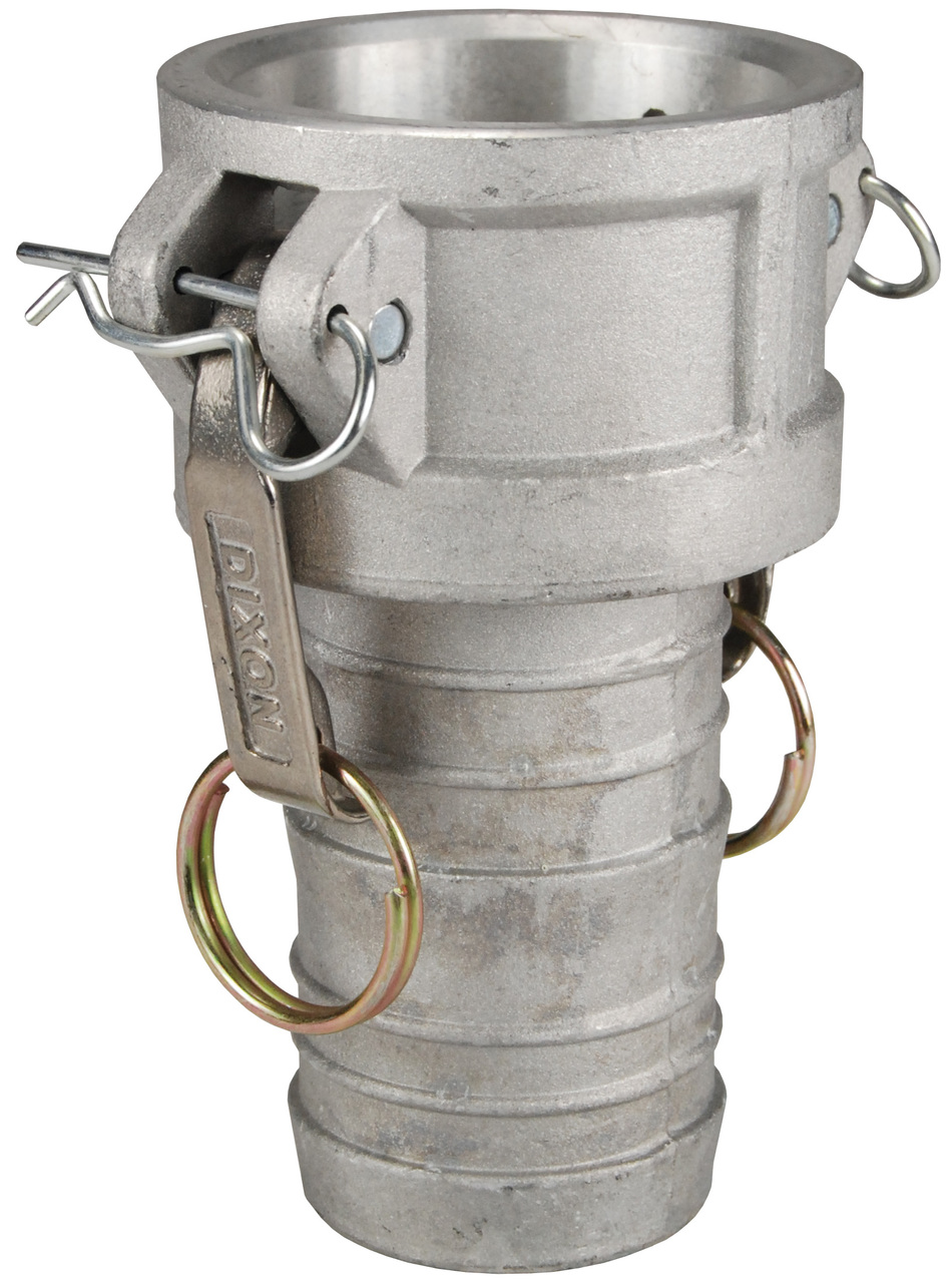 4" Global Alum Fem Coupler x Hose Shank w/SS Handles - Specialties ...