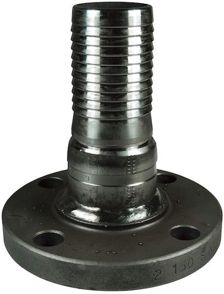 3" Steel Crimp Style 150# ASA Fixed Flange x Hose Shank - Specialties ...