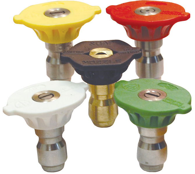 Multi-Pack Hi Pressure Spray Nozzle Includes 5 Nozzles, 5.5 Nozzle Size ...