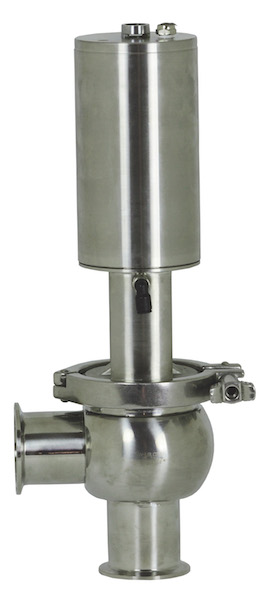 SV-Series Single Seat Hygienic Valve L Body Pneumatic Actuator Spring ...