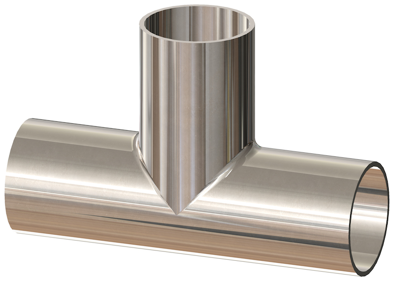 BioPharm Weld Tee-T7WWW-600PL - Specialties Company of Freeport