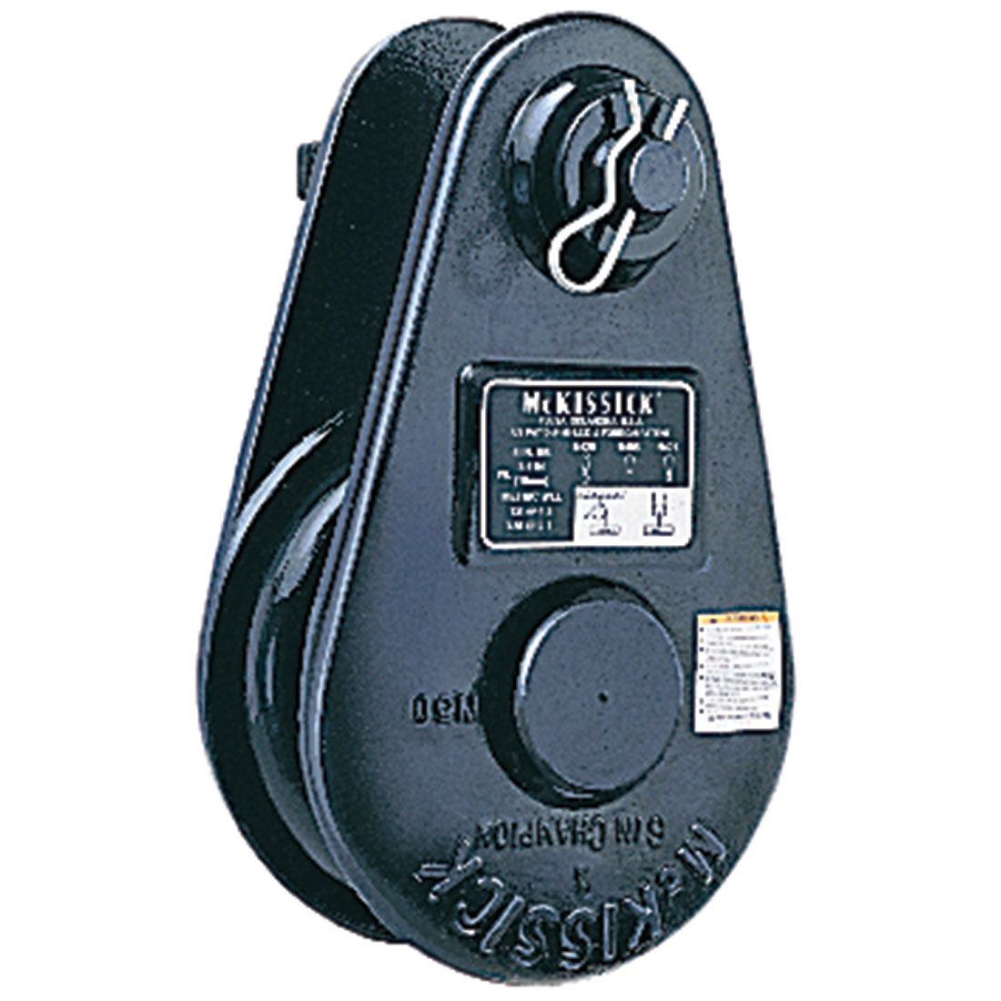 Crosby McKissick 15 Ton #406 Champion Snatch Block (8" Sheave, 3/4"-7/8 ...