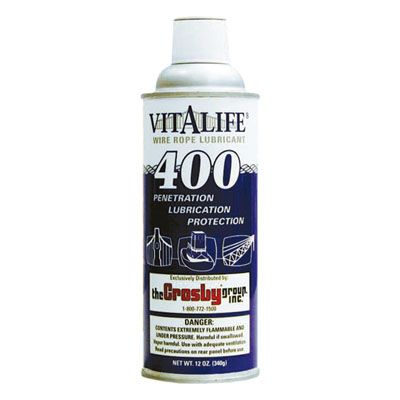 Crosby Vitalife?? 400 Wire Rope Lubricant - 12oz Aerosol SKU: 1038946 ...